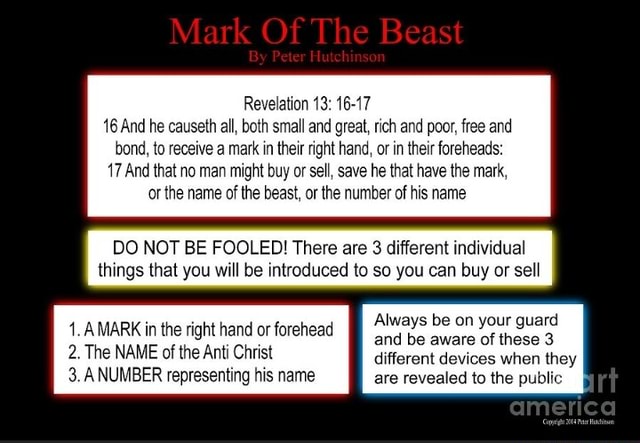 OF he Beast Revelation 13: 16-17 16 And he causeth all, both small and ...