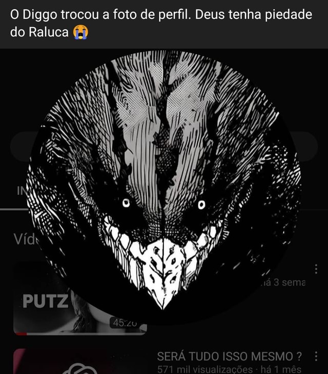 O Diggo trocou a foto de perfil. Deus tenha piedade do Raluca SERÁ TUDO ...