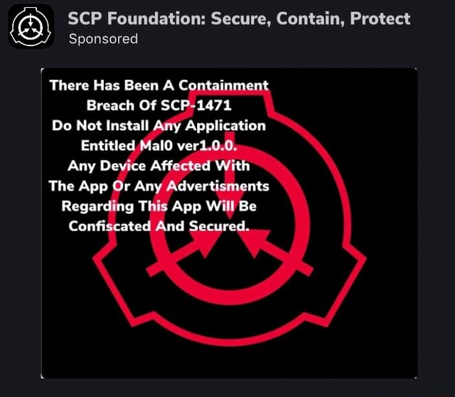 SCP Foundation: Secure, Contain, Protect Sponsored There Has Been A ...