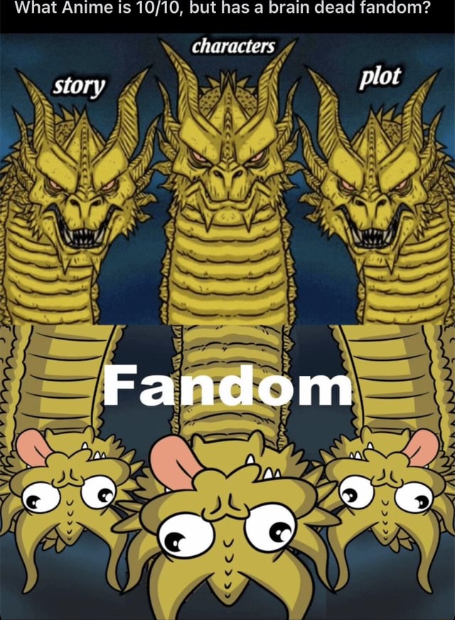 What Anime ts but has a brain dead fandom? characters story plot Fandom ...