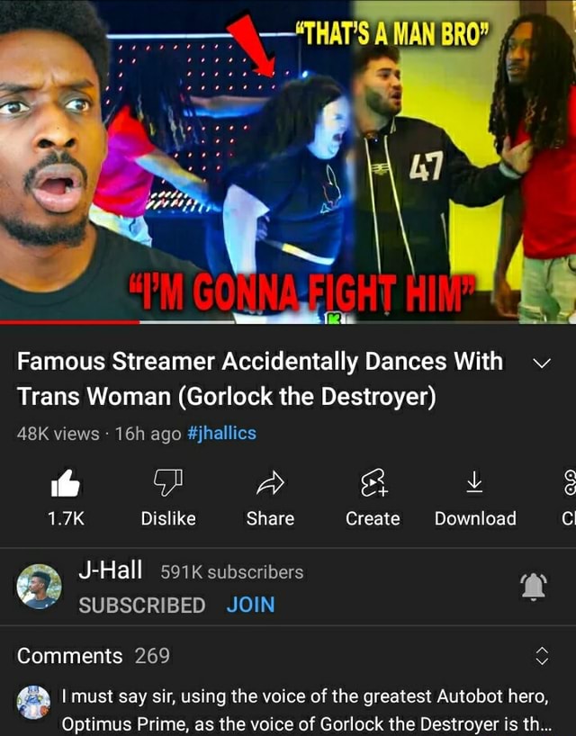 Famous Streamer Accidentally Dances With Trans Woman (Gorlock the ...