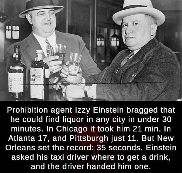 Prohibition agent Izzy Einstein bragged that he could find liquor in ...