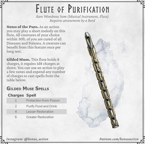 FLUTE OF 'Rare Wondrous lem (Musical Instrument, Fute) Require ...