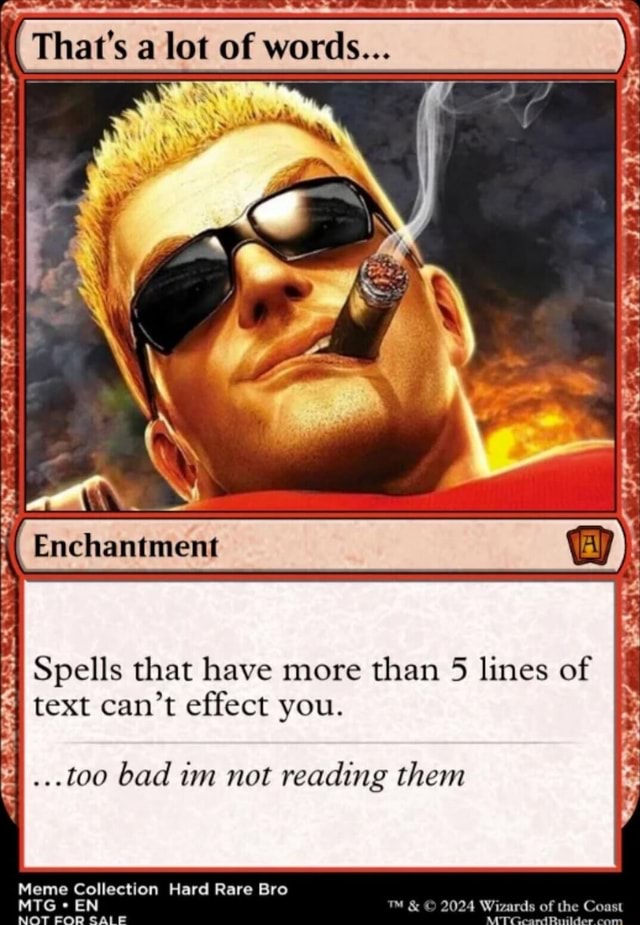 That's a lot of words... I Enchantment I Spells that have more than 5 ...