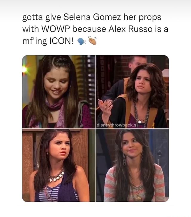 Gotta give Selena Gomez her props with WOWP because Alex Russo is a ...