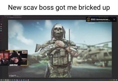 New scav boss got me bricked up - iFunny