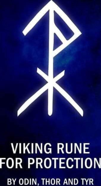 VIKING RUNE FOR PROTECTION BY ODIN, THOR AND TYR - iFunny