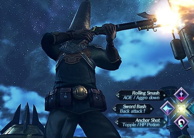 Rolling Smash * AGE / Aggro down Sword Bash Back ack attack Anchor Shot ...