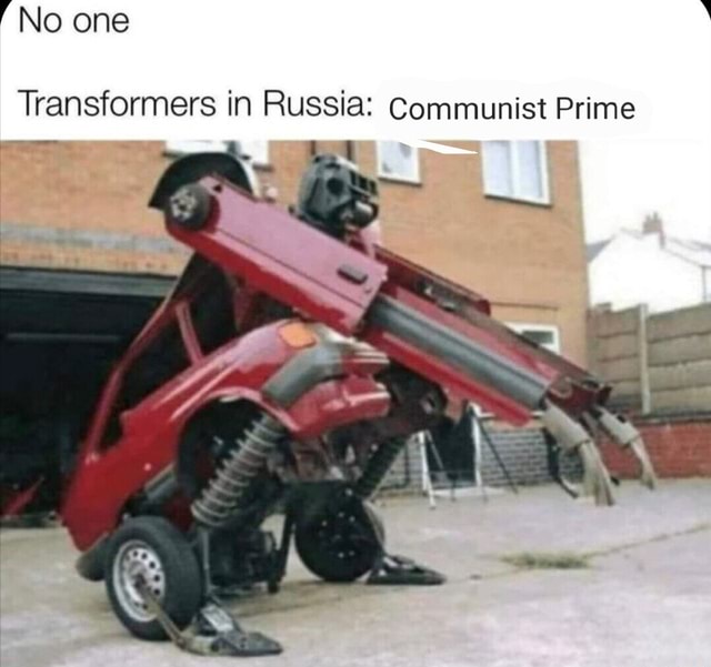 No one Transformers in Russia: Communist Prime - iFunny