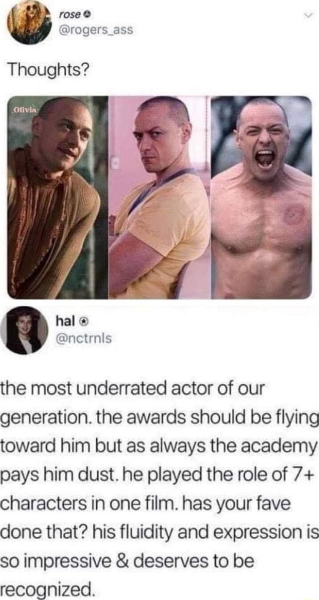 Thoughts? Al hal the most underrated actor of our generation. the ...