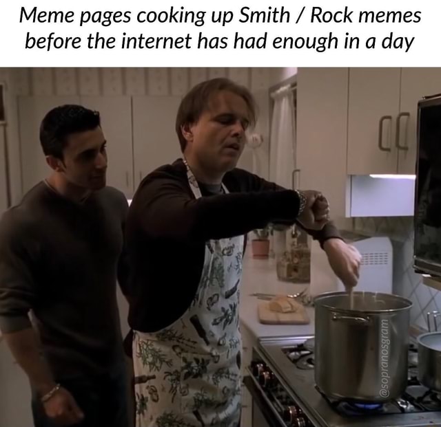 Meme pages cooking up Smith / Rock memes before the internet has had ...