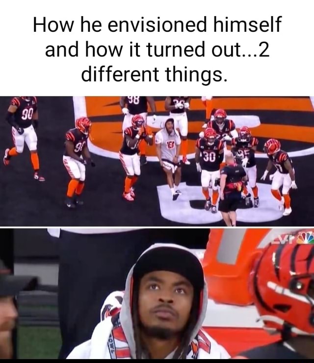 How he envisioned himself and how it turned out...2 different things ...