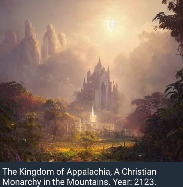 The Kingdom of Appalachia, A Christian Monarchy in the Mountains. Year ...