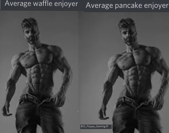 Average waffle enjoyer Average pancake enjoyer BIG_Floppa_Gaming.IF ...