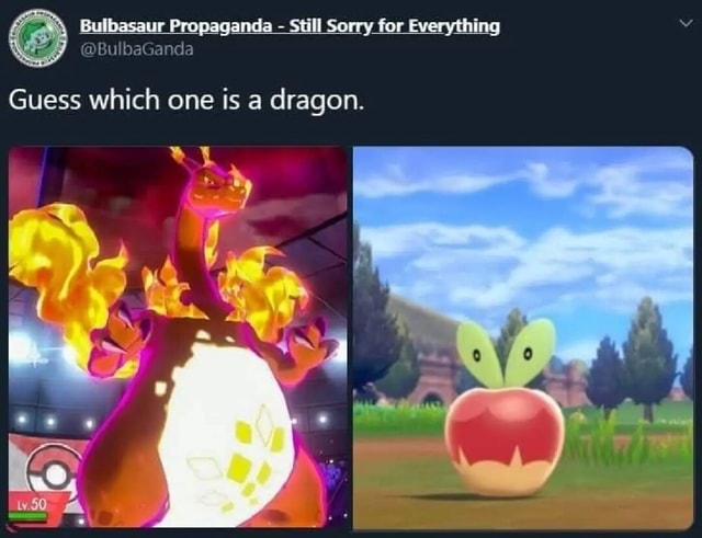 Bulbasaur Propaganda - Still Sorry for Everything Guess which one is a ...