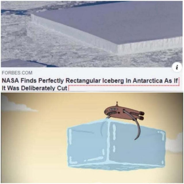 NASA Finds Perfectly Rectangular Iceberg In Antarctica As It Was ...