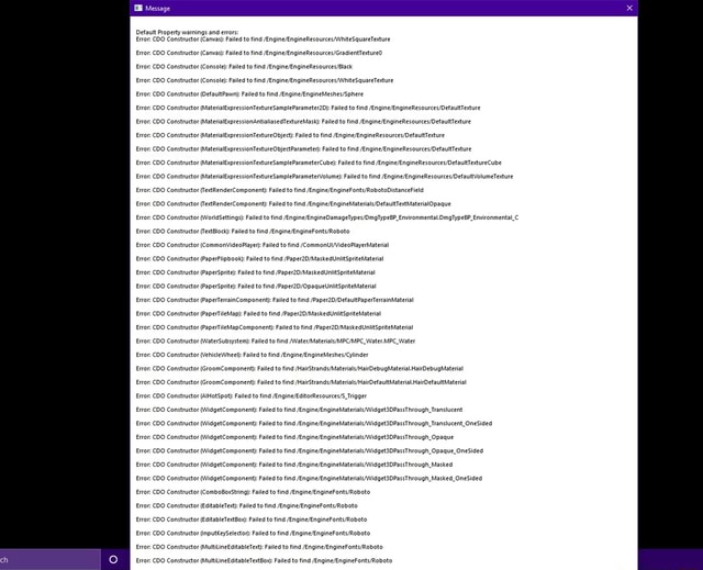 Default Error Property Warnings And Errors Error Error Error Error Error Error Error