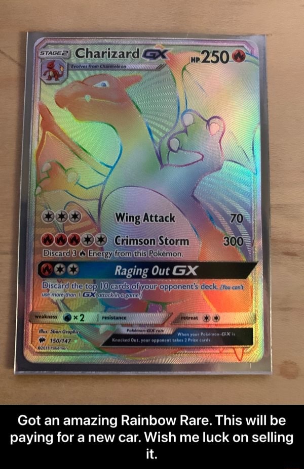 Charizard w250 Wing Attack 70 OO.# Crimson Storm COG Raging GX Got an ...