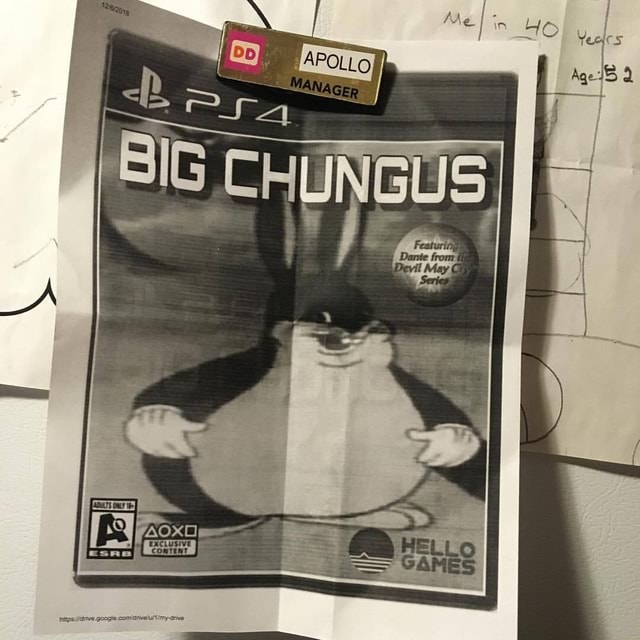 Big Chungus meme drop - iFunny