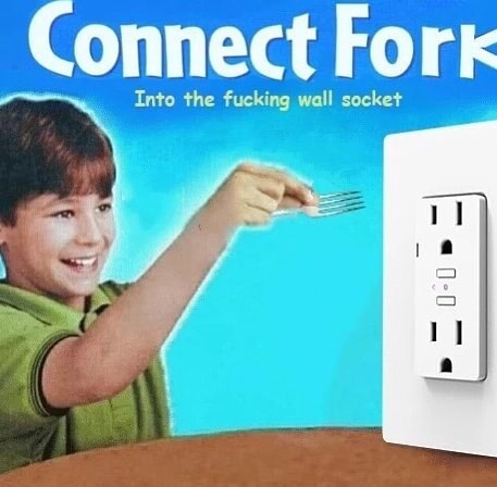 Connect Fork Tate the fucking wall cocket - iFunny