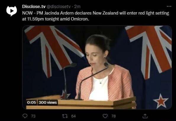 NOW - PM Jacinda Ardern declares New Zealand will enter red light ...