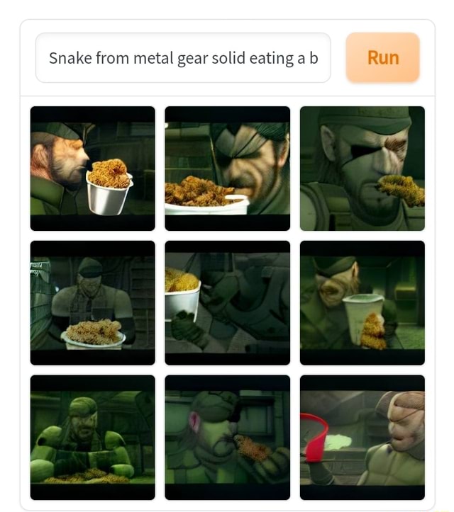 Snake from metal gear solid eating ab Rum - iFunny