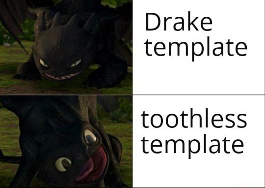 Toothless template - iFunny