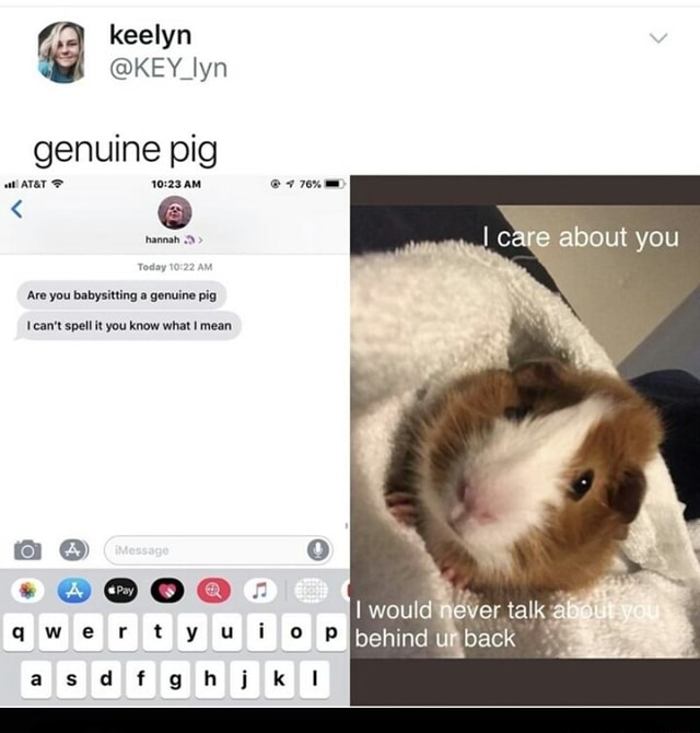 Genuine pig - iFunny