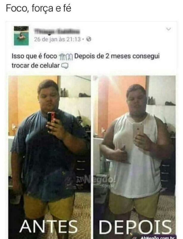 Foco, força e fé meme Isso que é foco lt) Depois de 2 meses consegui ...