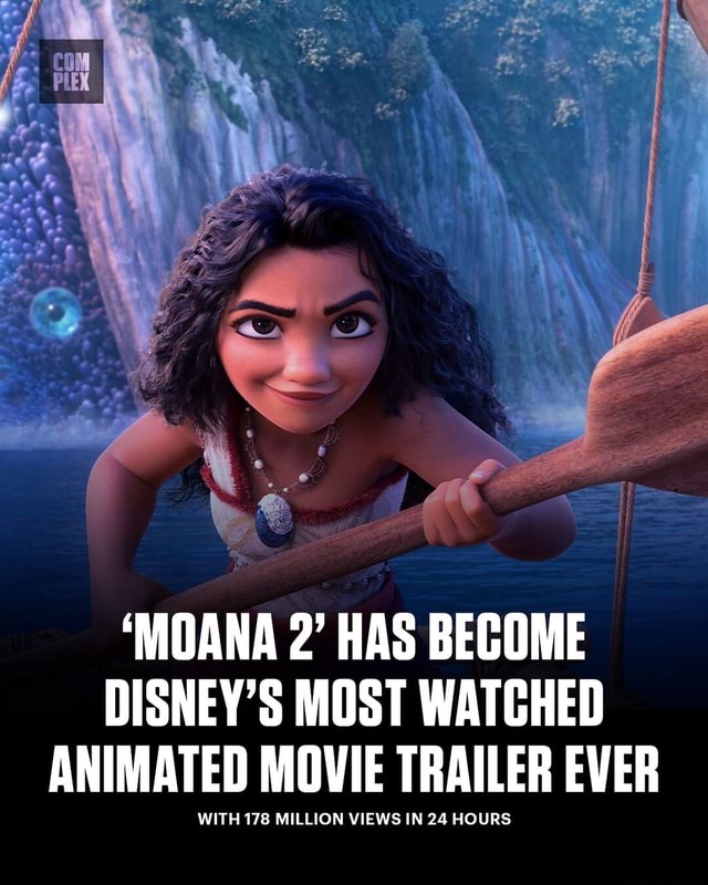 ‘Moana 2’ surpasses ‘Inside Out 2’ (157 million) and ‘Frozen 2’ (116 ... ‘Moana 2’ surpasses ‘Inside Out 2’ (157 million) and ‘Frozen 2’ (116 ...