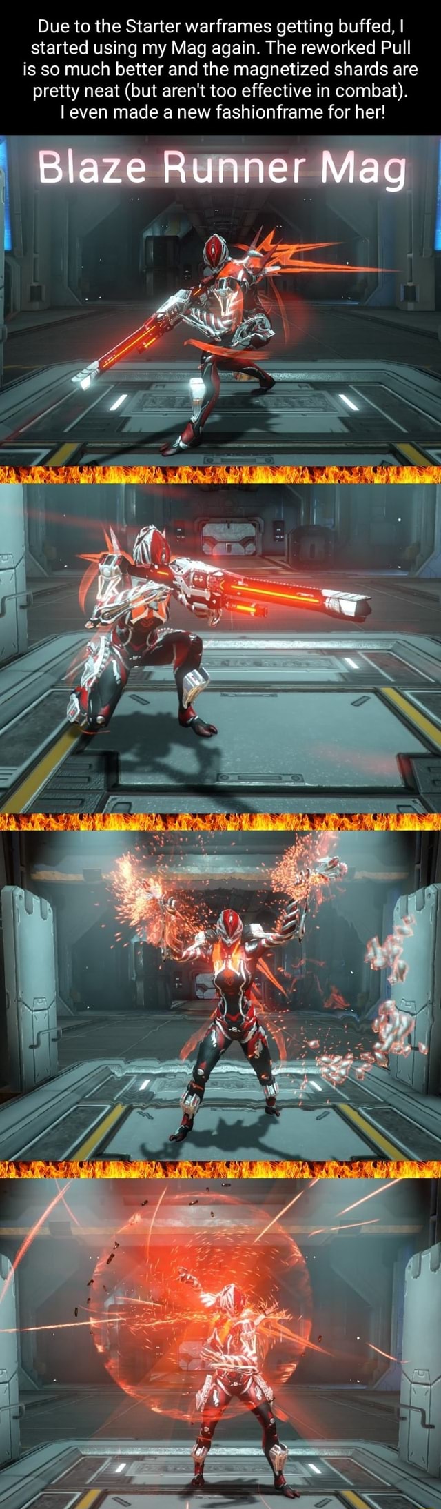 Due to the Starter warframes getting buffed, I started using my Mag ...