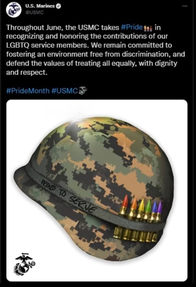 U.S. Marines Throughout June, the USMC takes #Pride in recognizing and ...