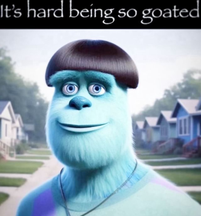 It's hard being SO goated - iFunny