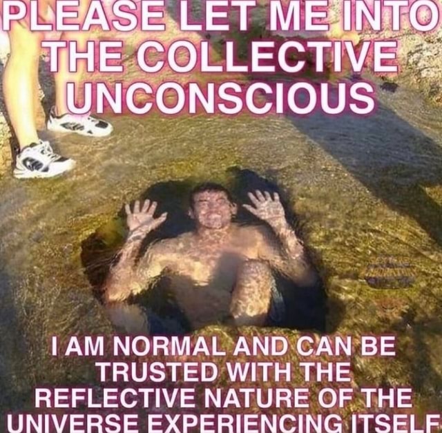 PLEASE LET ME INTO THE COLLECTIVE UNCONSCIOUS NORMAL AND: CAN BE ...