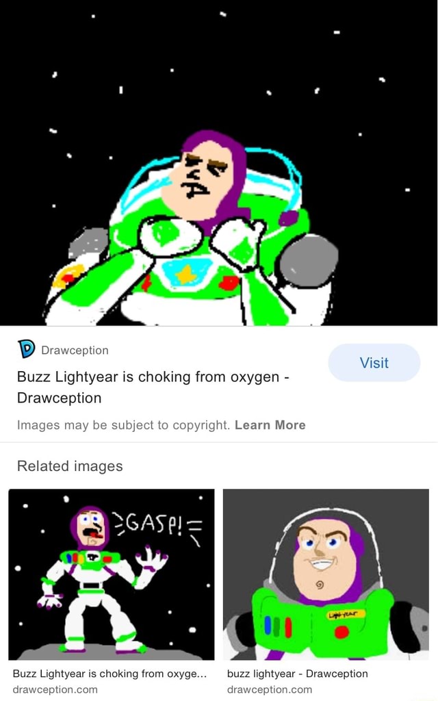 Pp Drawception Buzz Lightyear is choking from oxygen - Drawception Visit Images may be subject ...