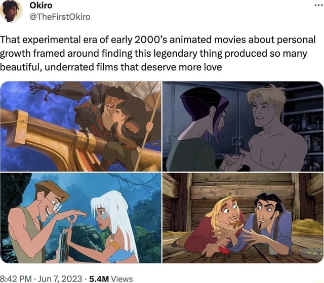 Hat experimental era of early 2000's animated movies about personal ...