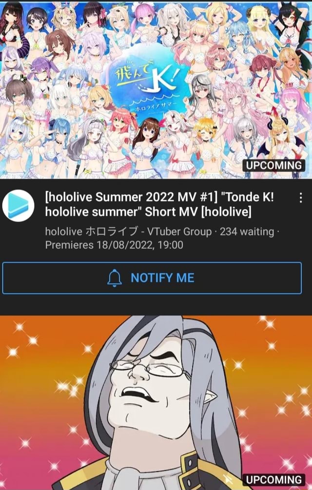 UPCOMING [hololive Summer 2022 MV #1] "Tonde K! hololive summer" Short MV [hololive] hololive ...