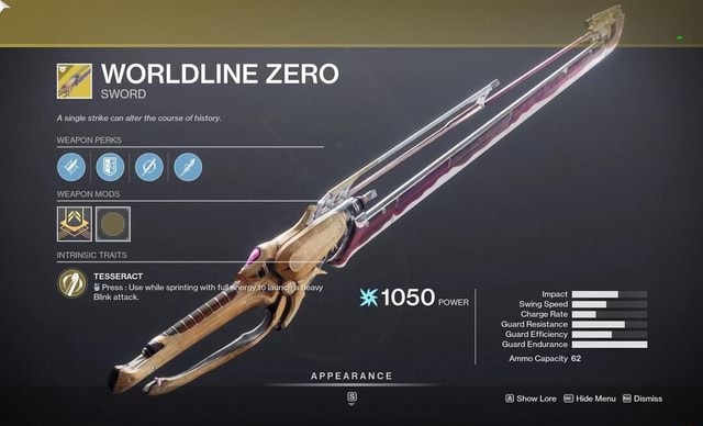 WORLDLINE ZERO SWORD A single strike can alter the course of history ...