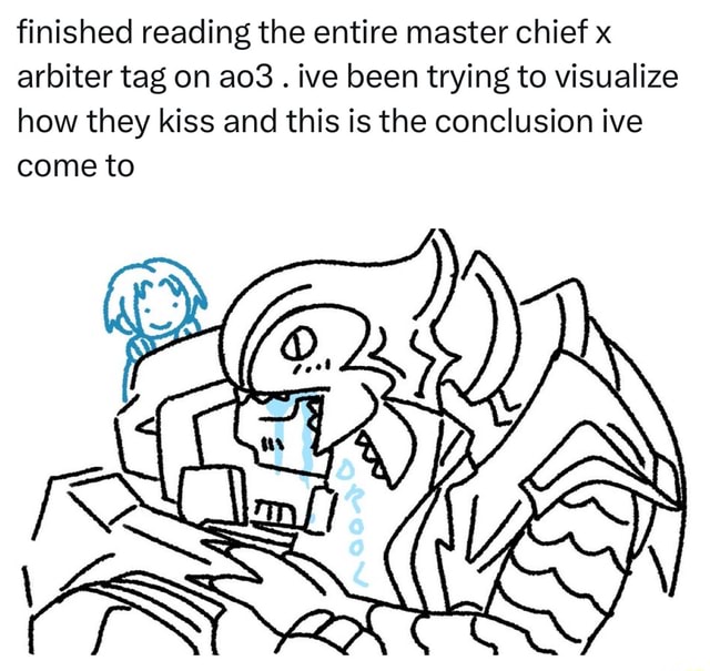 Finished reading the entire master chief x arbiter tag on . ive been ...