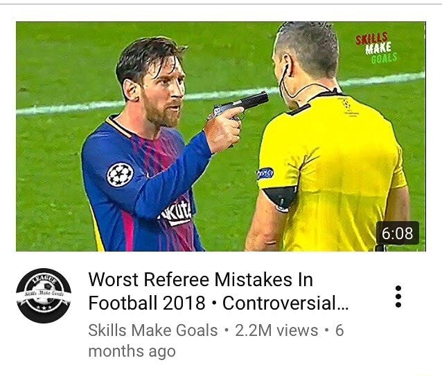 Worst Referee Mistakes In Football 2018 Controversial... Skills Make ...