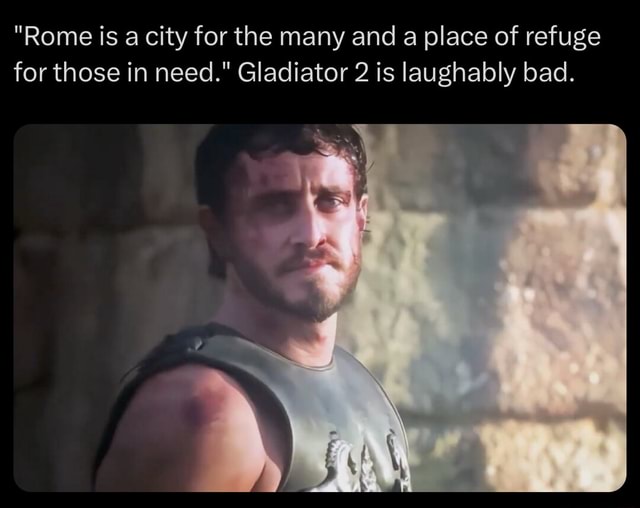 "Rome is city for the many and a place of refuge for those in need ...