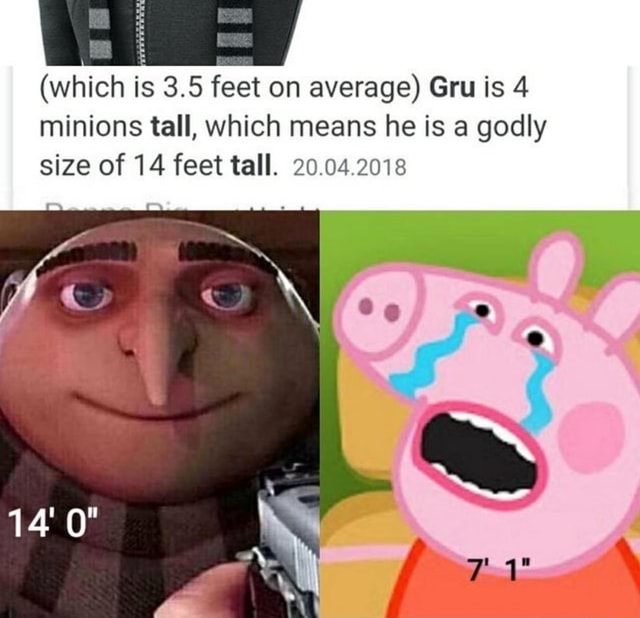 which Is 3 5 Feet On Average Gru Is 4 Minions Tall Which Means He Is which-is-3-5-feet-on-average-gru-is-4-minions-tall-which-means-he-is