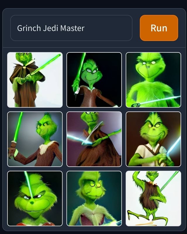 Grinch Jedi Master Run - iFunny
