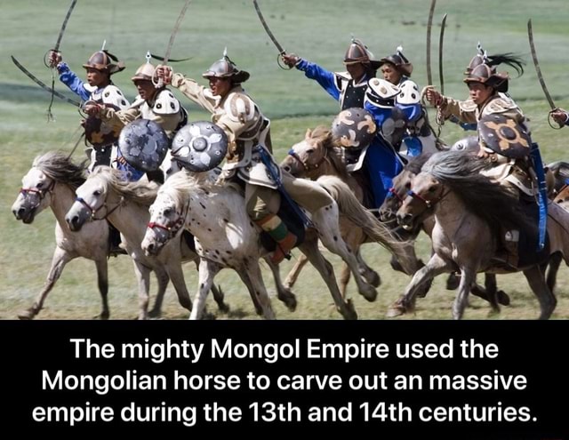 The mighty Mongol Empire used the Mongolian horse to carve out an ...