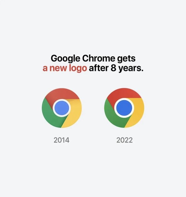 Google Chrome gets a new logo after 8 years. 2014 2022 - America’s best ...