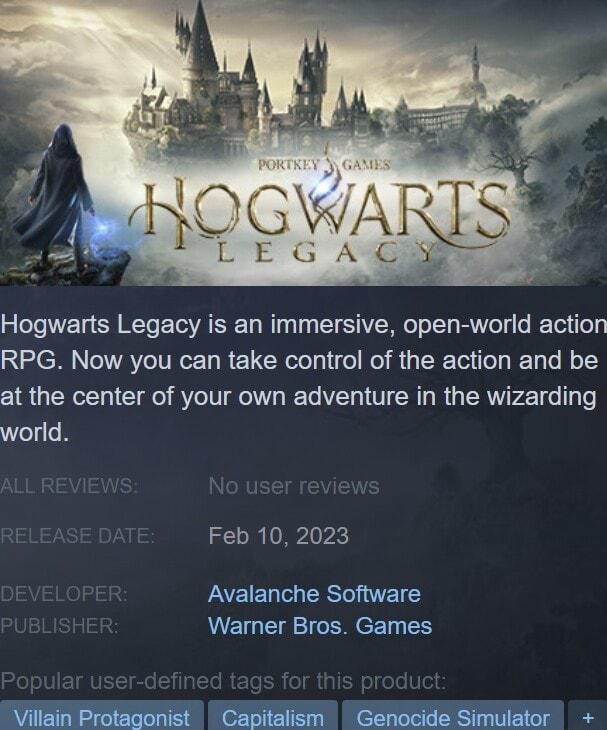 AC ARTS Hogwarts Legacy is an immersive, open-world action RPG. Now you can take control of the ...