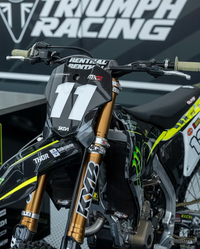 Up close and personal with our Monster Energy Triumph Racing MX2 ...