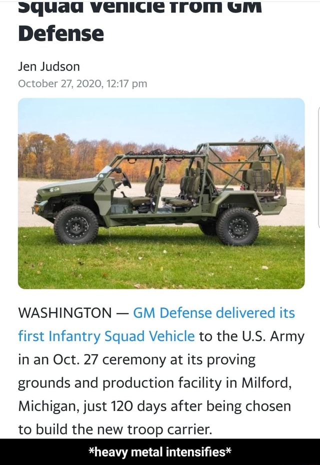 Squad venice rom om Defense Jen Judson October 27, 2020, pm WASHINGTON ...