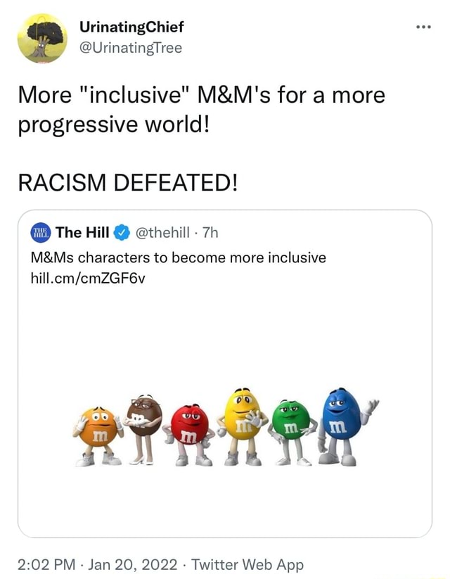 UrinatingChief @UrinatingTree More "inclusive" for a more progressive ...