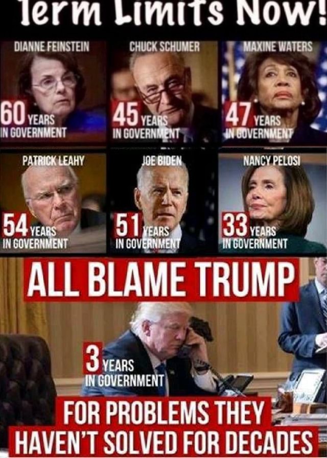 Erm LIMITS NOW: DIANNE FEINSTEIN CHUCK SCHUMER MAXINE WATERS IN ...